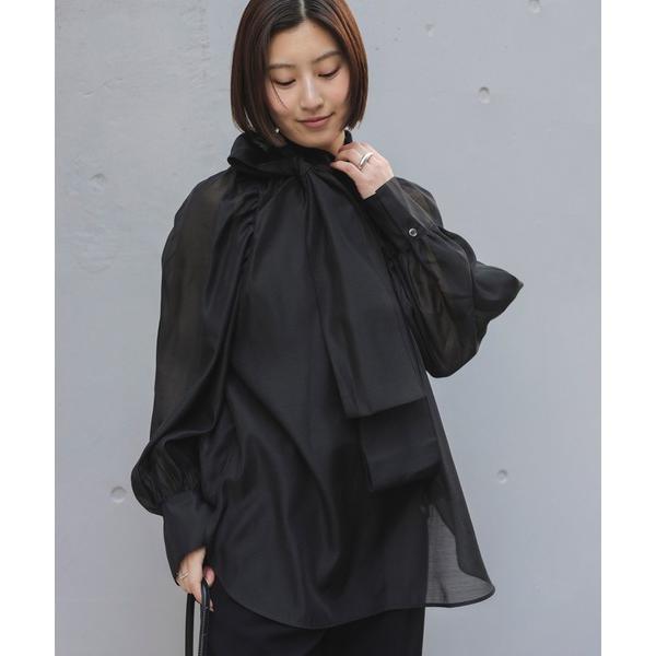 ZOZO問い合わせ番号:70909532ショップ:BEAMS WOMEN，ビームスウィメンブランド:Demi-Luxe BEAMS，デミルクス ビームス商品名:【セレモニー・フォーマル】オーガンジー リボンブラウスカテゴリ:トップス>...