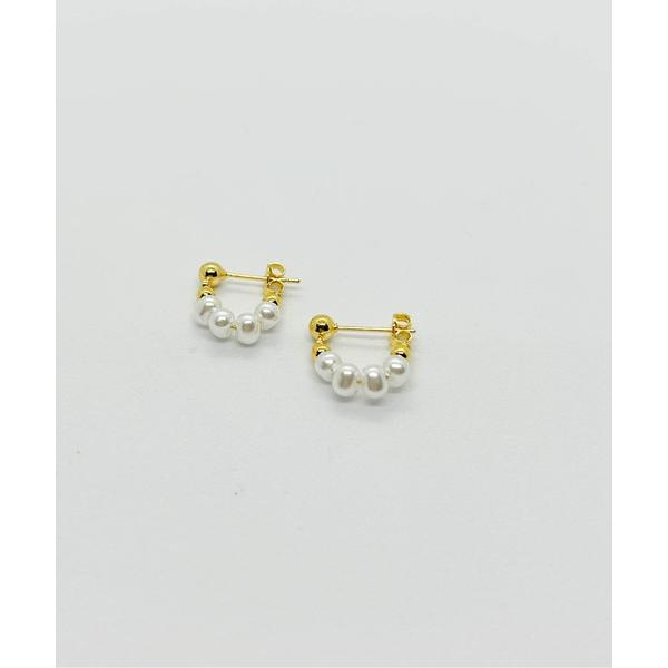 『タイムセール実施中』※このアイテムは返品・交換対象外商品です。ZOZO問い合わせ番号:71005880ショップ:Newport，ニューポートブランド:yu-ka，ユーカ，Newport，ニューポート商品名:YU-KA : 4連パールフープ...