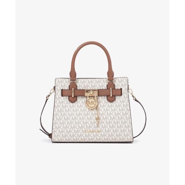 『セール実施中』ZOZO問い合わせ番号:71104478ショップ:MICHAEL KORS，マイケル・コースブランド:MICHAEL KORS，マイケルコース商品名:HAMILTON サッチェル スモール - MKシグネチャーカテゴリ:バッ...