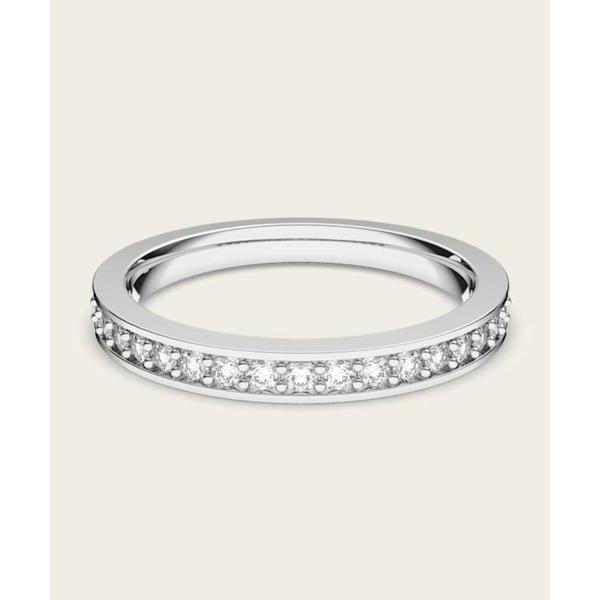 ZOZO問い合わせ番号:71104904ショップ:SWAROVSKI，スワロフスキーブランド:SWAROVSKI，スワロフスキー商品名:【公式】【スワロフスキー】Matrix リング， ホワイト， ロジウム・プレーティングカテゴリ:アクセサ...