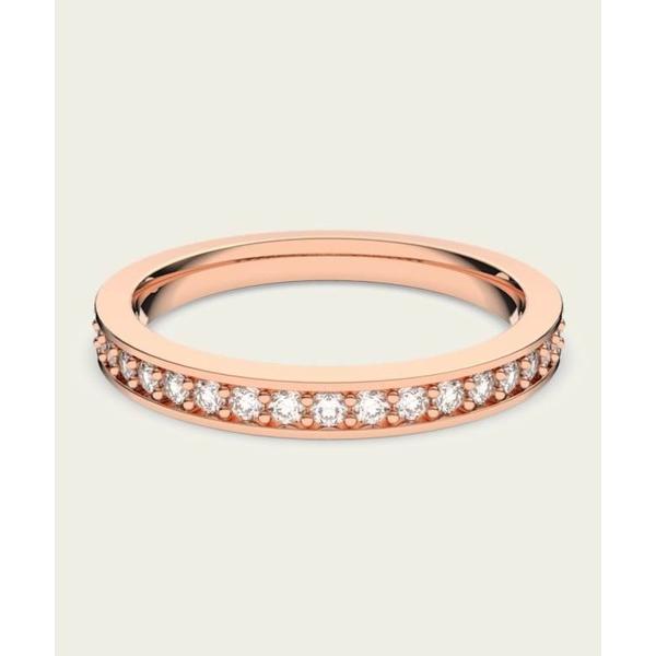 ZOZO問い合わせ番号:71104913ショップ:SWAROVSKI，スワロフスキーブランド:SWAROVSKI，スワロフスキー商品名:【公式】【スワロフスキー】Matrix リング， ホワイト， ローズゴールドトーン・プレーティングカテゴ...