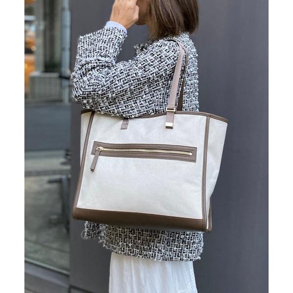 ZOZO問い合わせ番号:71105646ショップ:SUPERTHANKS BOX，スーパーサンクス ボックスブランド:SOLPRESA，ソルプレーサ商品名:●バイカラーキャンバストートバッグ（Mサイズ）　軽量/パソコン収納/お仕事バッグカテ...