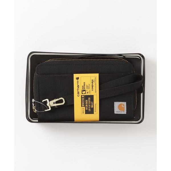 『タイムセール実施中』ZOZO問い合わせ番号:71105707ショップ:WESTSEA，ウエストシーブランド:Carhartt，カーハート，WESTSEA，ウエストシー商品名:carhartt ナイロンダック トレイフラット クラッチウォレ...
