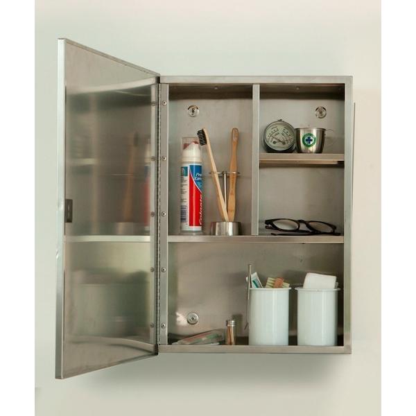 ZOZO問い合わせ番号:71108412ショップ:DULTON，ダルトンブランド:DULTON，ダルトン商品名:STAINLESS STEEL CABINET/壁掛けミラー 収納付きカテゴリ:インテリア>ミラーブランド品番:D19-0...