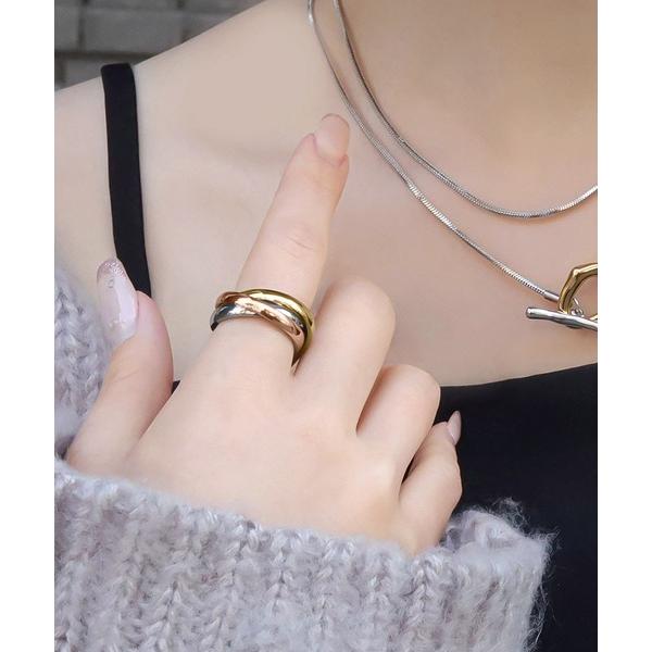 『タイムセール実施中』ZOZO問い合わせ番号:71178394ショップ:SBG，エスビージーブランド:blackdia ocean，ブラックダイヤオーシャン商品名:blackdia ocean トリプルリングカテゴリ:アクセサリー>リ...