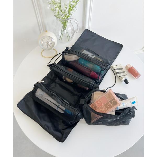 『タイムセール実施中』ZOZO問い合わせ番号:71312196ショップ:wears，ウェアーズブランド:wears，ウェアーズ商品名:【多収納】ワンポイント刺繍メイクトラベルポーチカテゴリ:財布/小物>ポーチブランド品番:WR6231...