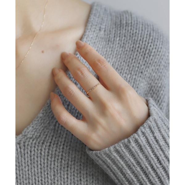 ZOZO問い合わせ番号:71312702ショップ:ANEMONE，アネモネブランド:ANEMONE，アネモネ商品名:【ギフトボックス付】一粒ダイヤのU字リング[K10]カテゴリ:アクセサリー>リングブランド品番:GG040006R素材...