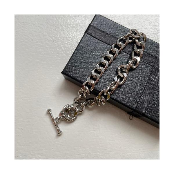 ZOZO問い合わせ番号:71315674ショップ:TONE，トーンブランド:tone，トーン商品名:【nisty_co】シルバーブレスレット(MA)カテゴリ:アクセサリー>ブレスレットブランド品番:003B素材:真鍮原産国:中国カラー...