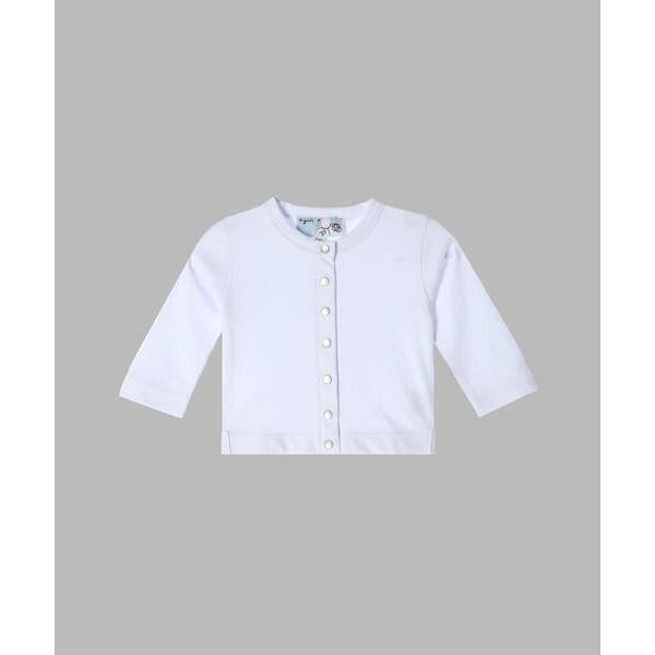 ZOZO問い合わせ番号:71447328ショップ:agnes b.，アニエスベーブランド:agnes b.，アニエスベー商品名:ベビー コットン 長袖 カーディガンプレッションカテゴリ:トップス>カーディガン/ボレロブランド品番:EA...