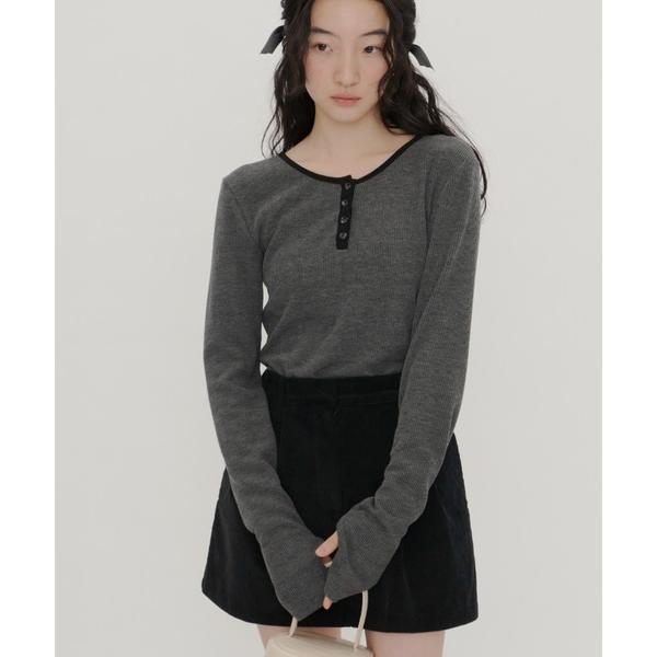 ZOZO問い合わせ番号:71480271ショップ:19 roots studio，ナインティーン ルーツ スタジオブランド:GIUNON，ジウノン商品名:long sleeve rib tops / ロングスリーブリブトップスカテゴリ:トッ...