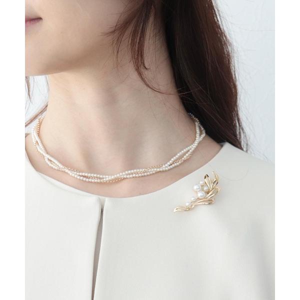 ZOZO問い合わせ番号:71482139ショップ:Three Four Time，スリーフォータイムブランド:Three Four Time，スリーフォータイム商品名:パールリーフブローチ【フォーマル/セレモニー/入卒/デイリー】カテゴリ:...