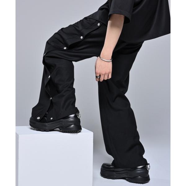 ZOZO問い合わせ番号:71550112ショップ:ADRER，アドラーブランド:ADRER，アドラー商品名:Full snap side line deformation pants / フルスナップサイドラインデフォーメーションパンツカテ...
