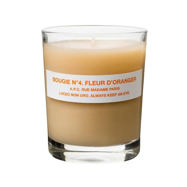 ZOZO問い合わせ番号:71684550ショップ:A.P.C.，アー・ペー・セーブランド:A.P.C.，アーペーセー商品名:パフュームキャンドル N°4/BOUGIE FLEUR DORANGER/オレンジカテゴリ:インテリア>キャン...