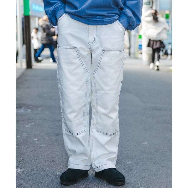 『タイムセール実施中』ZOZO問い合わせ番号:71685577ショップ:mahagrid，マハグリッドブランド:MAHAGRID，マハグリッド商品名:『mahagrid/マハグリッド』DOUBLE KNIEE DENIM PANT/ダブルニ...