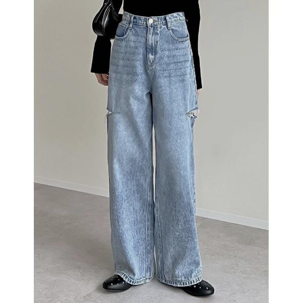 『タイムセール実施中』ZOZO問い合わせ番号:71717208ショップ:Re:EDIT，リエディブランド:Re:EDIT，リエディ商品名:[販売枚数3.4万枚突破][お気に入り登録数4.3万][低身長/高身長サイズ有]サイドスリットワイドス...