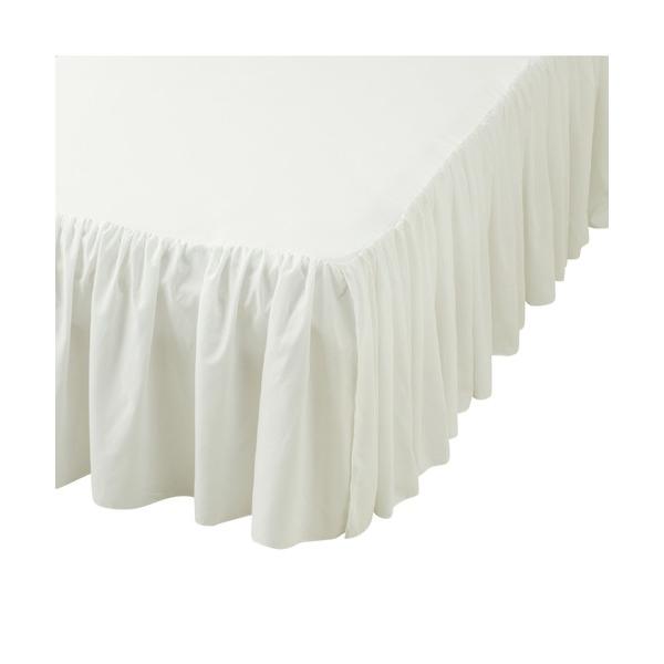 ZOZO問い合わせ番号:71717897ショップ:Francfranc，フランフランブランド:Francfranc，フランフラン商品名:目隠しになるフリル付きシーツ ダブル アイボリーカテゴリ:インテリア>寝具ブランド品番:11020...