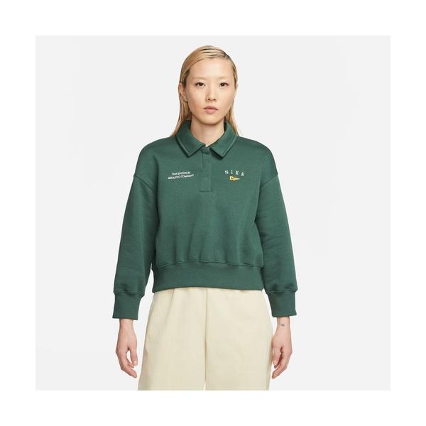ZOZO問い合わせ番号:71719000ショップ:PISTACCHIO DAIKANYAMA，ピスタチオ　ダイカンヤマブランド:NIKE，ナイキ商品名:NIKE W NSW FLC CROP 3Q POLO NCPS ナイキ ウィメンズ N...