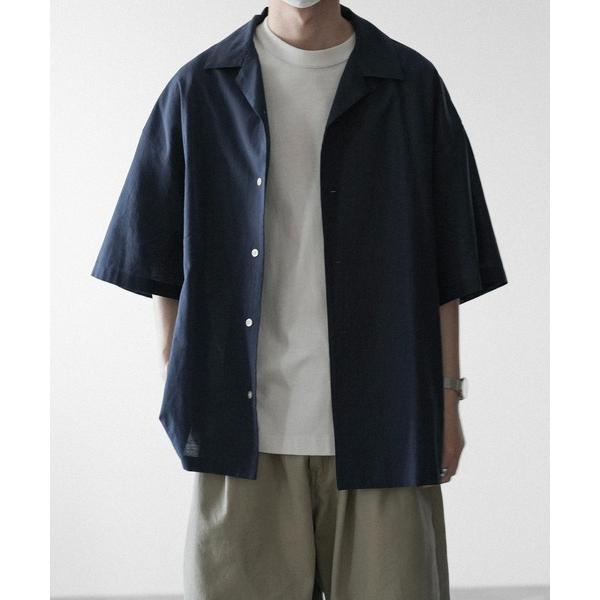 『タイムセール実施中』ZOZO問い合わせ番号:71750521ショップ:EMMA CLOTHES，エマ クローズブランド:RUUBON，ルーボン商品名:【RUUBON】linen open collar shirt / リネン オープンカラ...