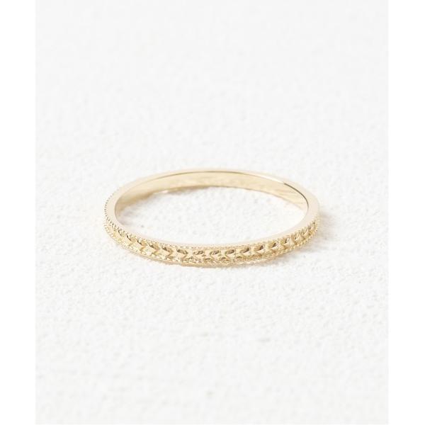 『タイムセール実施中』ZOZO問い合わせ番号:71782807ショップ:L&amp;Co.，エルアンドコーブランド:Jewel closet by L&amp;Co.，ジュエルクローゼットバイエルアンドコー商品名:K18 シンプルリングカテ...