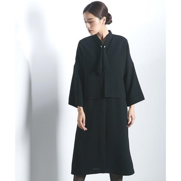 ZOZO問い合わせ番号:71782829ショップ:nissen，ニッセンブランド:Callarus Black Formal，カラルスブラックフォーマル商品名:喪服・礼服｜日本製生地｜洗える｜防しわ（イージーケア）｜ワンピース｜アンサンブル...