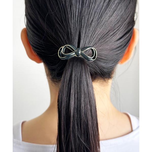 ZOZO問い合わせ番号:71783689ショップ:COMMON WARE，コモンウェアブランド:The Rule，ザルール商品名:The Rule ザルール : Gloss epoxy グロスエポキシ　 リボン 　ヘアカフ　フックポニーカテ...