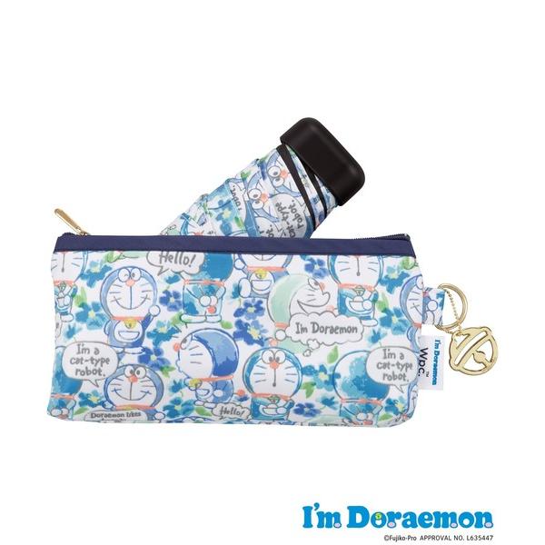 ZOZO問い合わせ番号:71970821ショップ:Wpc./KiU，ダブリュピーシーキウブランド:Wpc.，ダブリュピーシー商品名:ドラえもん 遮光水彩ドラえもん ミニ 日傘 折りたたみ Wpc.カテゴリ:ファッション雑貨>折りたたみ...