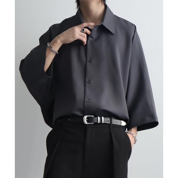 ZOZO問い合わせ番号:72033222ショップ:Art re A，アトリエブランド:welise，ウェライズ商品名:【welise/ウェライズ】リッチドレープスムース ハーフスリーブ ドルマンシャツカテゴリ:トップス>シャツ/ブラウ...