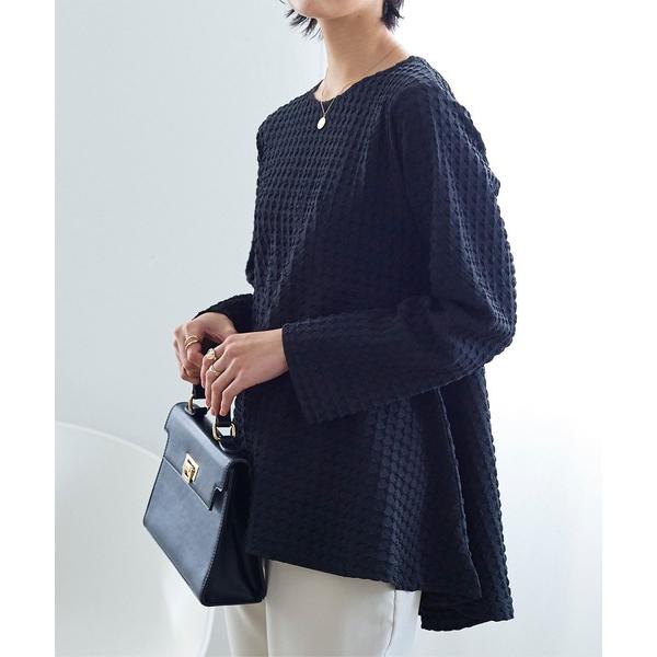 『タイムセール実施中』ZOZO問い合わせ番号:72034073ショップ:kobelettuce，コウベレタスブランド:KOBE LETTUCE，コウベレタス商品名:膨れ凹凸素材ペプラムチュニックカテゴリ:トップス>Tシャツ/カットソー...