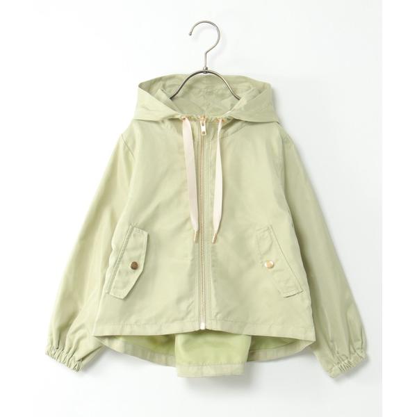 『タイムセール実施中』ZOZO問い合わせ番号:72034528ショップ:ikka LOUNGE，イッカラウンジブランド:ikka，イッカ商品名:サテンフレアマウンテンパーカー（120~160cm）カテゴリ:ジャケット/アウター>マウン...