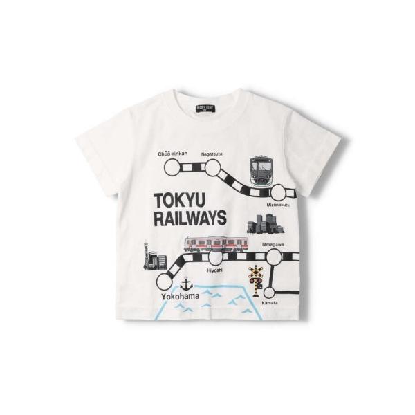 ZOZO問い合わせ番号:72121958ショップ:こどもの森e-shop，コドモノモリイーショップブランド:hungry heart，ハングリーハート商品名:東急電車路線図プリント半袖Ｔシャツカテゴリ:トップス>Tシャツ/カットソーブ...