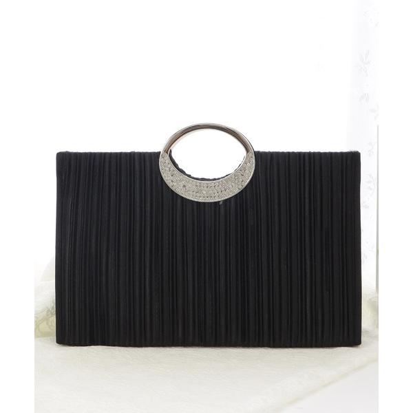 『タイムセール実施中』ZOZO問い合わせ番号:72155560ショップ:Lace Ladies，レースレディースブランド:Lace Ladies，レースレディース商品名:3wayメタルハンドルサテンプリーツスクエアバッグカテゴリ:バッグ&g...