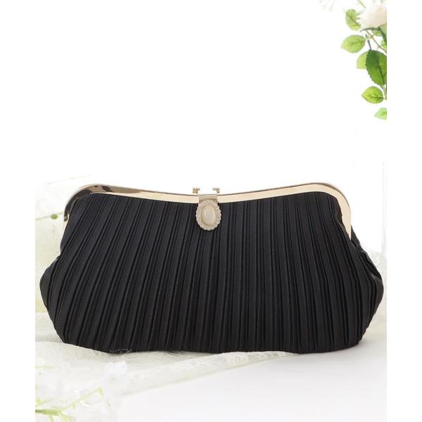 『タイムセール実施中』ZOZO問い合わせ番号:72155565ショップ:Lace Ladies，レースレディースブランド:Lace Ladies，レースレディース商品名:サテンプリーツパーティーバッグカテゴリ:バッグ>クラッチバッグブ...