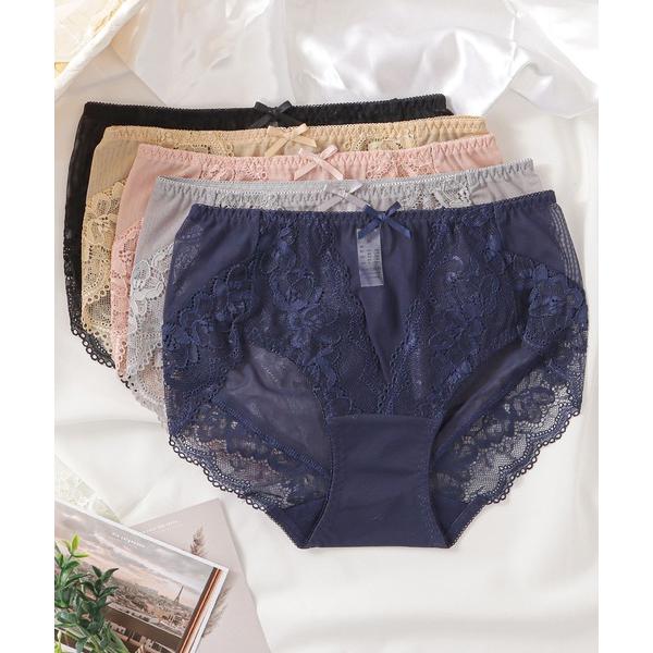 『タイムセール実施中』※このアイテムは返品・交換対象外商品です。ZOZO問い合わせ番号:72155587ショップ:Lace Ladies，レースレディースブランド:Lace Ladies，レースレディース商品名:5枚セット レースフルバック...