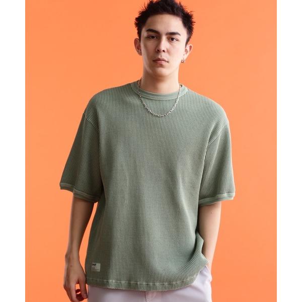 『セール実施中』ZOZO問い合わせ番号:72156051ショップ:SCHOTT，ショットブランド:schott，ショット商品名:schott/ショット/THERMAL PIGMENT O/D S/S T-SHIRT/サーマル オーバーダイ ...