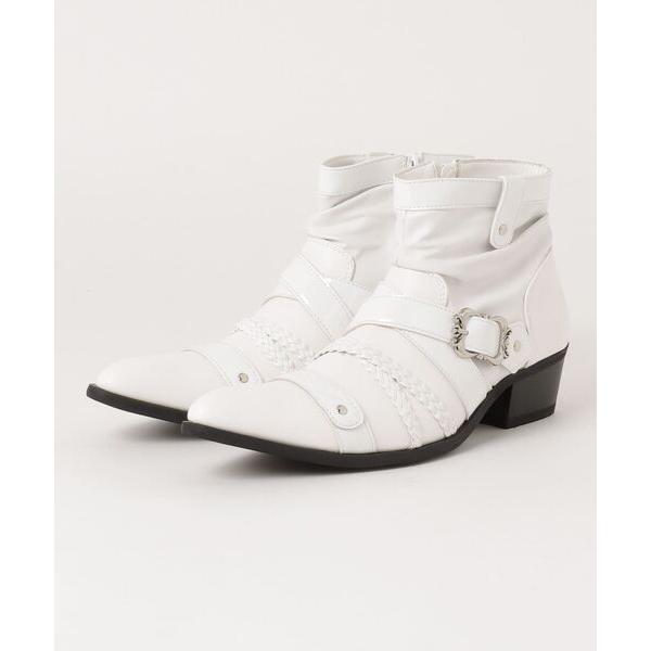 『セール実施中』ZOZO問い合わせ番号:72156576ショップ:Fusione，フュージョンブランド:BOREDOM，ボアドム商品名:BOREDOM / クロスベルトショートブーツカテゴリ:シューズ>ブーツブランド品番:3259素材...