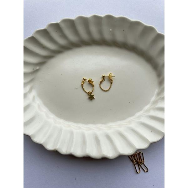 ※このアイテムは返品・交換対象外商品です。ZOZO問い合わせ番号:72253719ショップ:TONE，トーンブランド:tone，トーン商品名:【Occhocochoi】gold　chain　pirce 2way　star(MA)カテゴリ:ア...