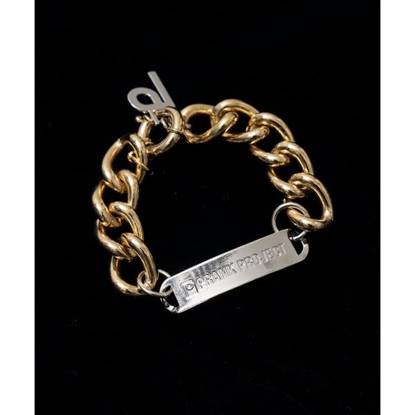 ZOZO問い合わせ番号:72254380ショップ:PRANK PROJECT，プランクプロジェクトブランド:PRANK PROJECT，プランクプロジェクト商品名:ロゴプレートビックチェーンブレス/Logo Plate Big Chain ...