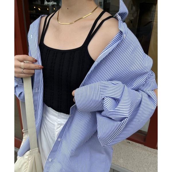 『セール実施中』ZOZO問い合わせ番号:72255484ショップ:nemne store，ネンネストアブランド:nemne store，ネンネストア商品名:【低身長用サイズあり】調節可 / カップ付きストライプジャガードレースキャミソールカ...