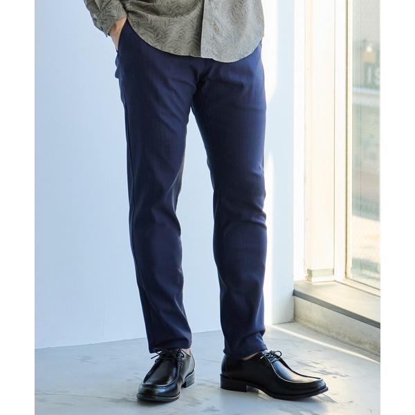 『セール実施中』ZOZO問い合わせ番号:72258327ショップ:MEN'S BIGI，メンズビギブランド:UNION STATION，ユニオンステーション商品名:ハイパーストレッチヘリンボンスラックスカテゴリ:パンツ>スラックスブラ...