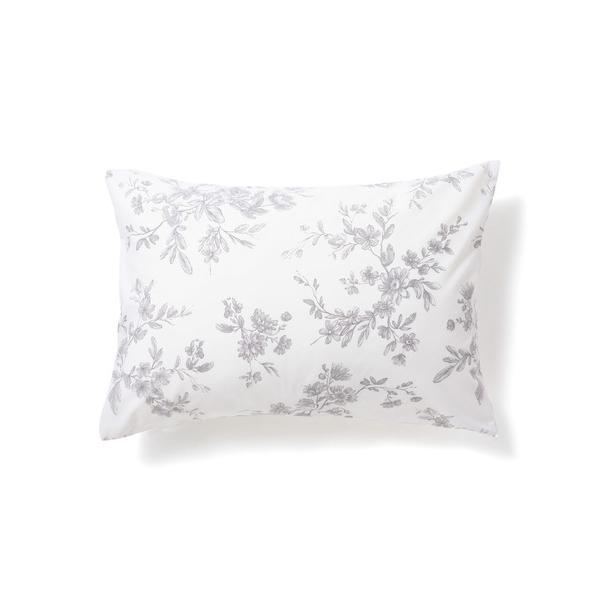 ZOZO問い合わせ番号:72291611ショップ:Francfranc，フランフランブランド:Francfranc，フランフラン商品名:クラシックフラワー まくらカバー 50*70 GY　花柄 モノトーン グレーカテゴリ:インテリア>...