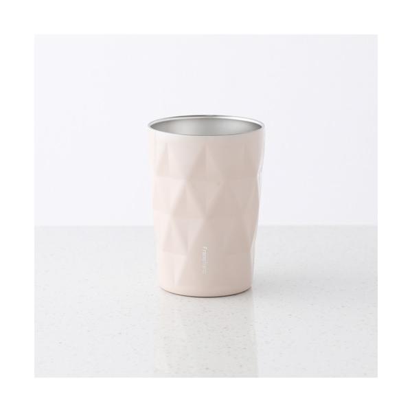 ZOZO問い合わせ番号:72293331ショップ:Francfranc，フランフランブランド:Francfranc，フランフラン商品名:ルースト サーモタンブラー M ダイヤ ピンク 保冷 保温 真空二重構造 ステンレスカップカテゴリ:食器...