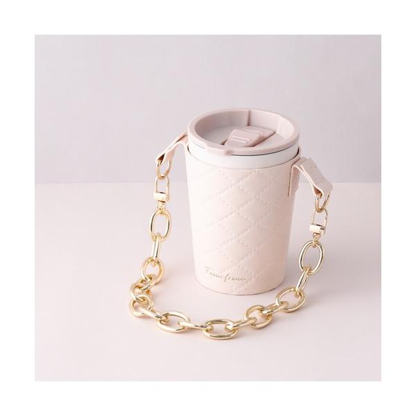 ZOZO問い合わせ番号:72293335ショップ:Francfranc，フランフランブランド:Francfranc，フランフラン商品名:ルースト サーモタンブラー M セット キルト ピンク 保冷 保温 真空二重構造 ハンドル付きカテゴリ:...