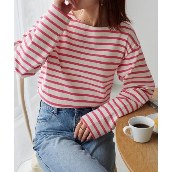 『タイムセール実施中』ZOZO問い合わせ番号:72460419ショップ:DISCOAT，ディスコートブランド:DISCOAT，ディスコート商品名:【WEB限定】バスクボーダーロングスリーブカテゴリ:トップス>Tシャツ/カットソーブラン...