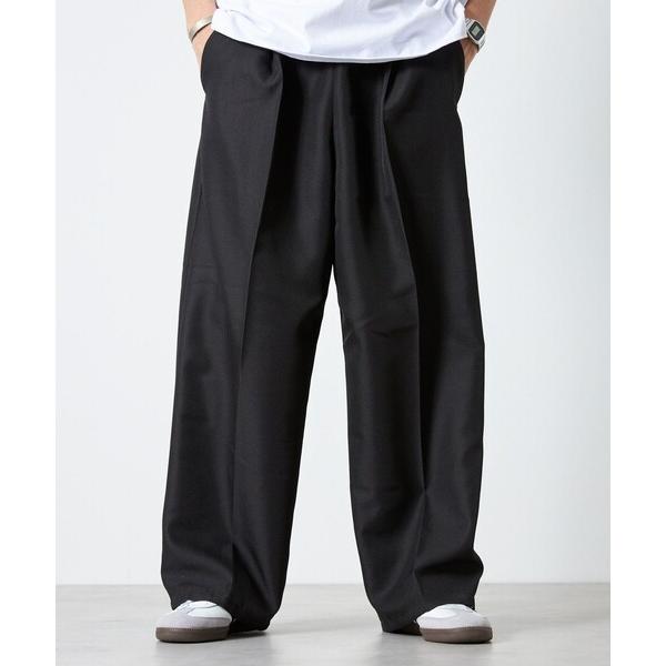 『タイムセール実施中』ZOZO問い合わせ番号:72493743ショップ:FREAK'S STORE，フリークスストアブランド:FREAK'S STORE，フリークスストア商品名:限定展開 ワイドシルエット スタプレツイル イージースラックス...