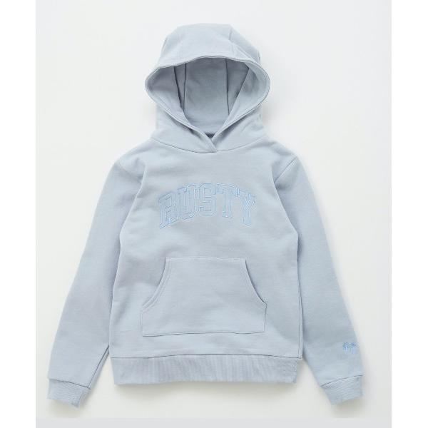 ZOZO問い合わせ番号:72629645ショップ:OP/RUSTY，オーピー/ラスティーブランド:RUSTY，ラスティ商品名:【RUSTY:ラスティー】キッズロゴスウェットパーカー　フーディーカテゴリ:トップス>パーカーブランド品番:...