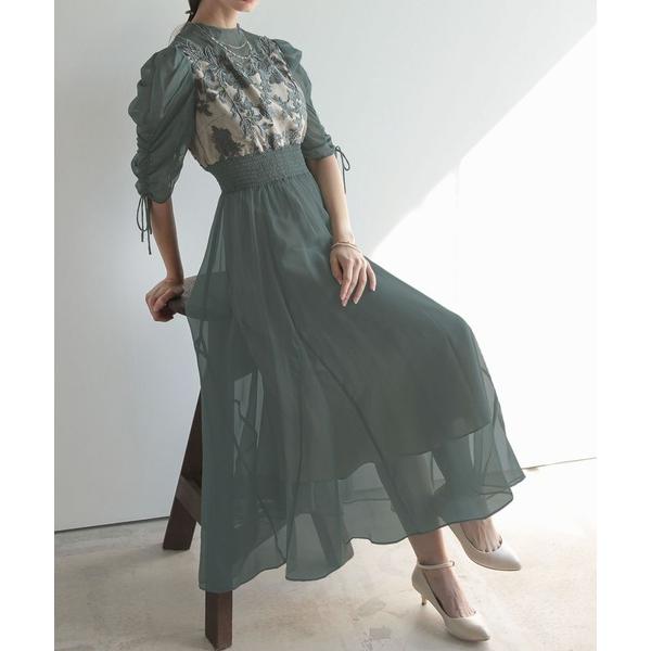 ZOZO問い合わせ番号:72663673ショップ:Dorry Doll，ドリードールブランド:Dorry Doll，ドリードール商品名:フラワーレース×オーガンジードレスカテゴリ:ワンピース/ドレス>ドレスブランド品番:82394素材...