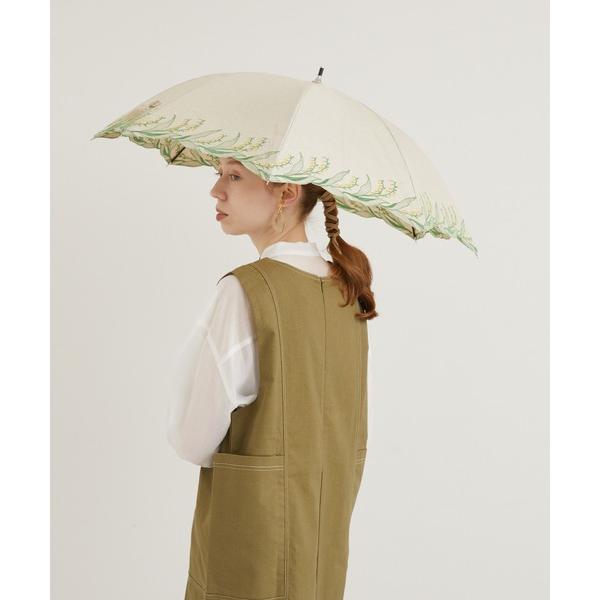 『タイムセール実施中』ZOZO問い合わせ番号:72663836ショップ:Paradise Picnic，パラダイス ピクニックブランド:Paradise Picnic，パラダイスピクニック商品名:because　スズラン刺繍日傘カテゴリ:フ...