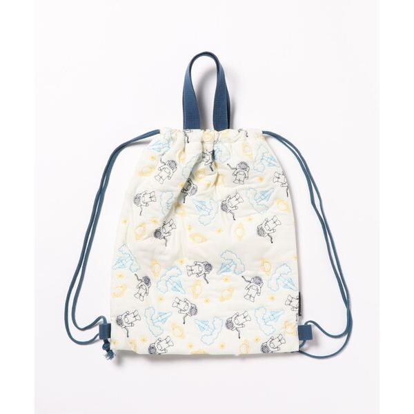 『セール実施中』ZOZO問い合わせ番号:72665639ショップ:salle de bal，サルデバルブランド:salle de bal，サルデバル商品名:刺しゅう キルト ナップサック 入園 入学 新学期 学校グッズ キッズ CS1119...