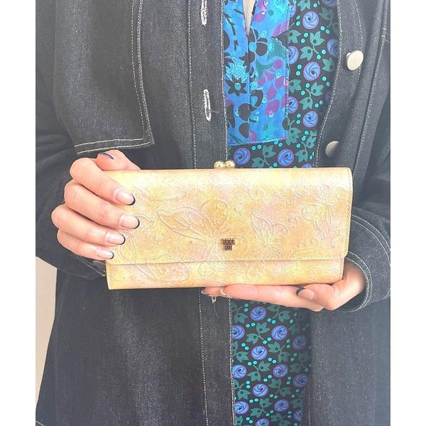 ZOZO問い合わせ番号:72698453ショップ:KUIPO，クイーポブランド:ANNA SUI，アナスイ商品名:パピヨン 口金長財布カテゴリ:財布/小物>財布ブランド品番:316890素材:牛革原産国:カンボジアカラー:グリーン，ラ...