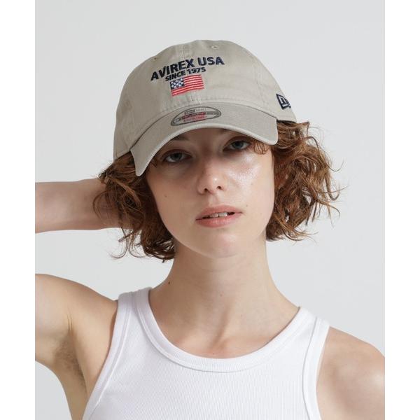 ZOZO問い合わせ番号:72701887ショップ:AVIREX WOMAN，アヴィレックス ウーマンブランド:NEW ERA，ニューエラ，AVIREX，アヴィレックス商品名:直営店限定/×ニューエラ ポロキャップ USA国旗/ AVIREX...